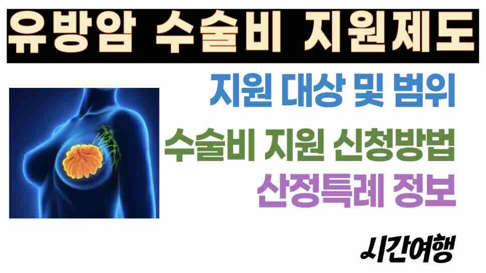 유방암 수술비 및 치료비 지원 대상 범위 및 신청 가이드 한국유방건강재단의 수술비 및 치료비 지원 프로그램과 건강보험공단의